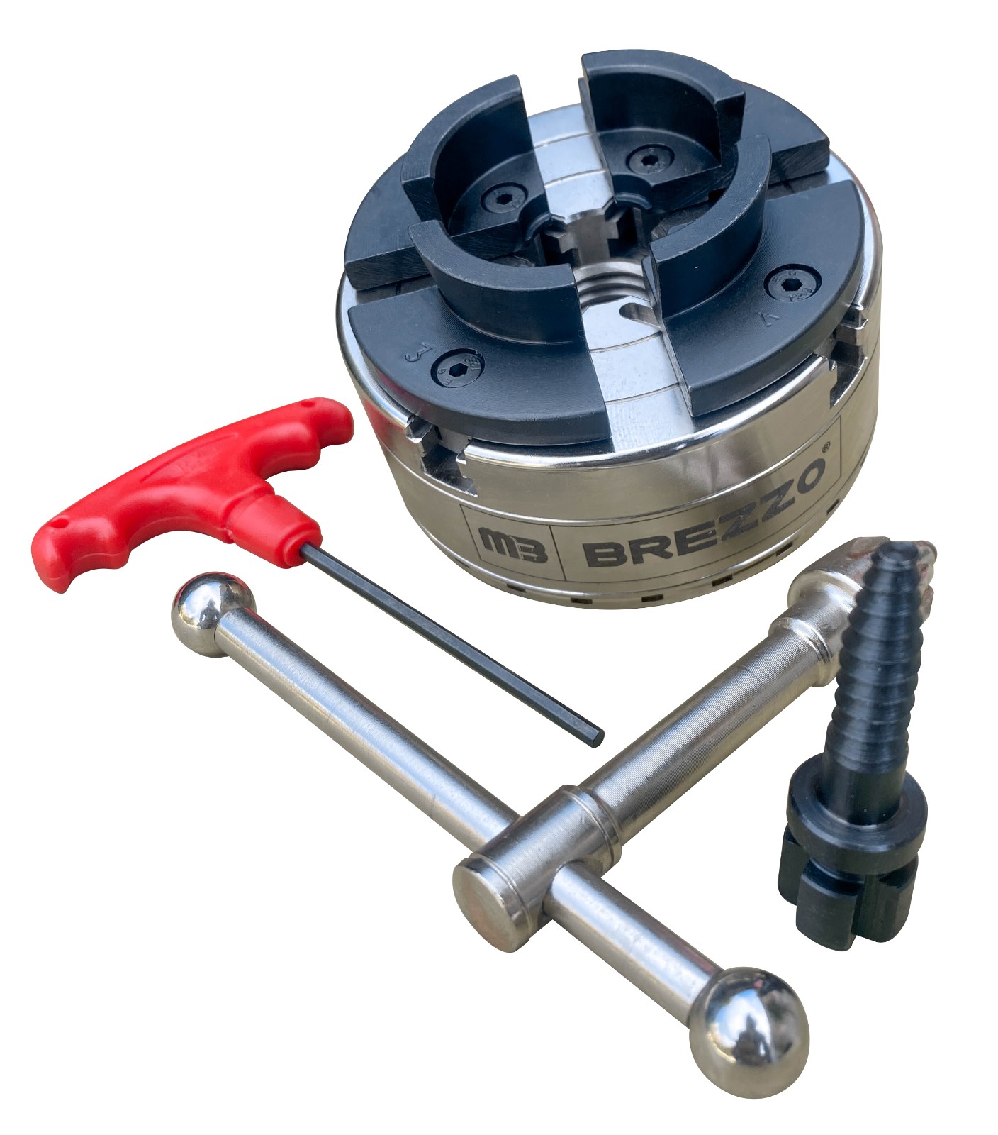 PLATO PARA TORNO MADERA 4 GARRAS 100 MM AUTOCENTRANTE - MBrezzo